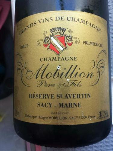 Mobillion Père & Fils Réserve St Avertin Brut Champagne Premier Cru ...