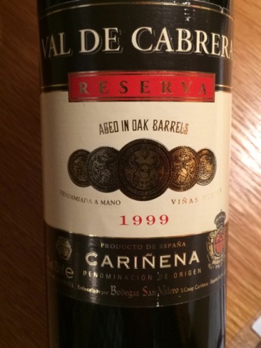 San Valero Val de Cabrera Cariñena Reserva | Vivino US