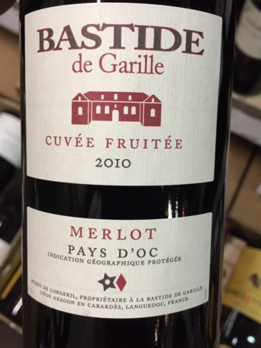 Bastion de Garille Cuvée Fruitée Merlot | Vivino Australia