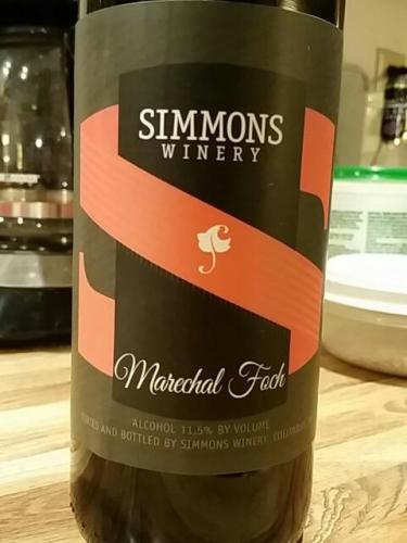 Simmons Winery Marechal Foch | Vivino English