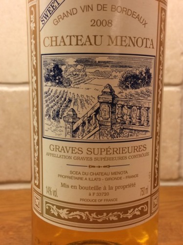 2008 Château Menota Sweet Graves Supérieures | Vivino US