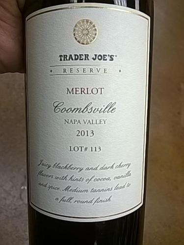 Trader Joe's Merlot Reserve | Vivino US