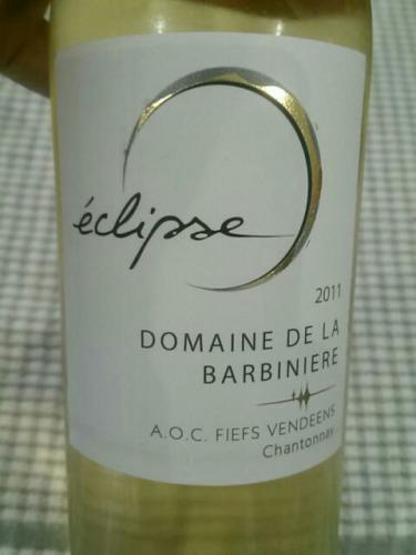 Domaine de la Barbinière Éclipse Blanc | Vivino France