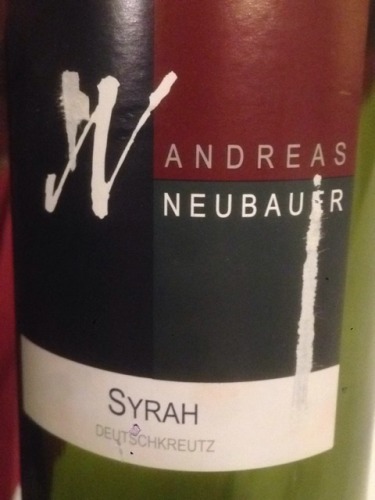 Andreas Neubauer Deutschkreutz Syrah | Vivino Brasil