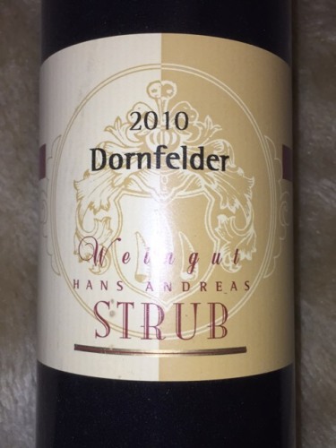 Weingut Hans Andreas Strub Dornfelder | Vivino US