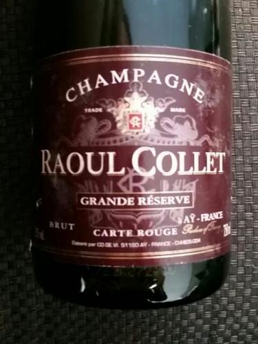 Raoul Collet Grande Réserve Carte Rouge Brut Champagne Grand Cru 'Aÿ ...