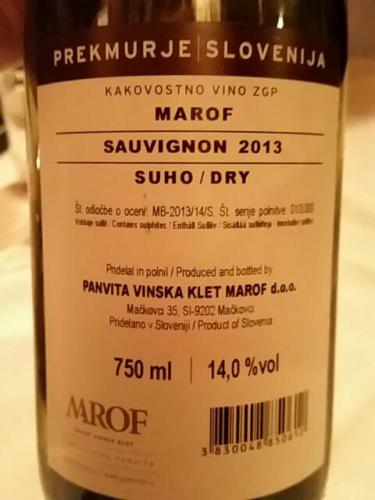 Marof Sauvignon Dry | Vivino US