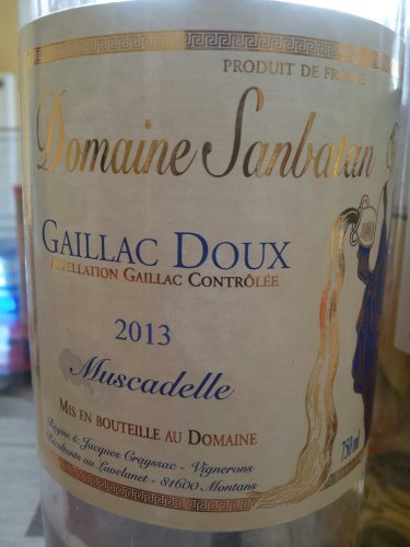 Domaine Sanbatan Gaillac Doux Muscadelle | Vivino US