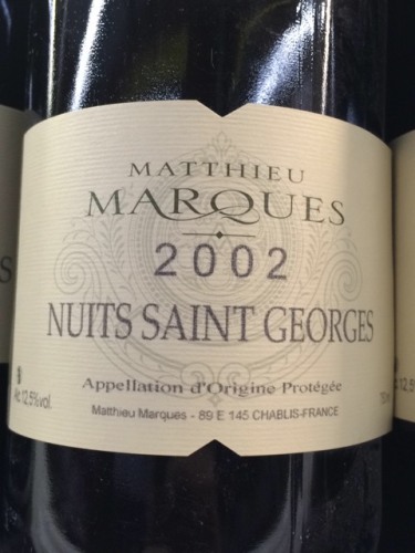 Matthieu Marques Nuits Saint Georges | Vivino Australia