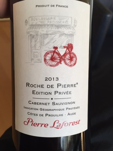 2013 Pierre Laforest Roche de Pierre Edition Privée Cabernet Sauvignon ...