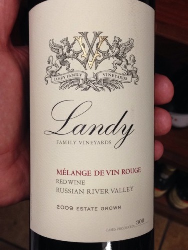 Landy Family Vineyards Melange de Vin Rouge | Vivino Australia