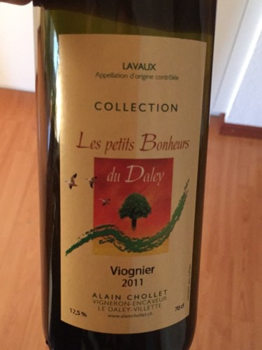 Alain Chollet Collection Les Petits Bonheurs du Daley Viognier | Vivino 日本
