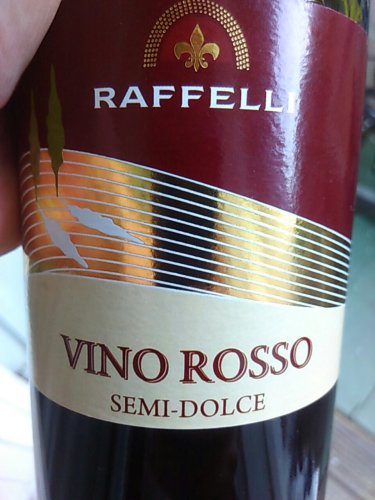 Raffelli Rosso Semi-Dolce | Vivino US