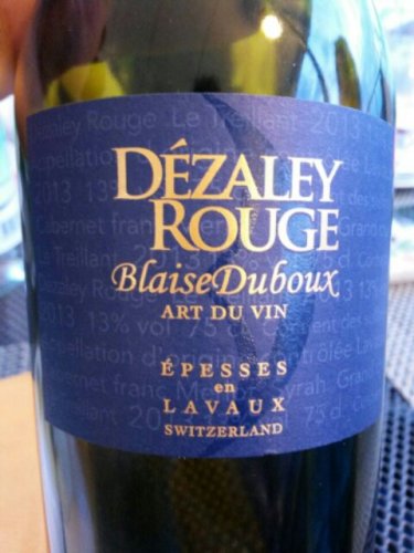 2012 Blaise Duboux Le Treillant Dézaley Grand Cru Rouge | Vivino US