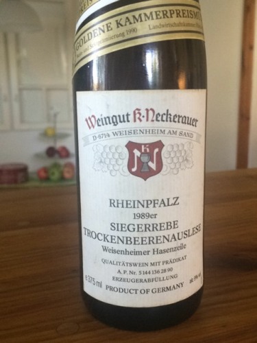 K. Neckerauer Siegerrebe Trockenbeerenauslese | Vivino Australia