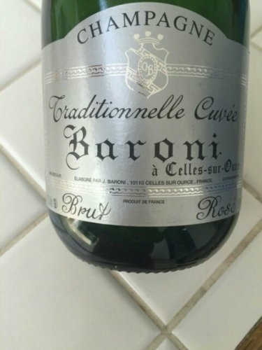 Baroni Traditionnelle Cuvée Brut Rosé Champagne | Vivino US