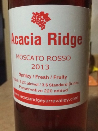 Acacia Ridge Moscato Rosso | Vivino US
