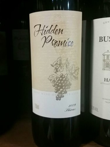 Hidden Promise Shiraz | Vivino Brasil