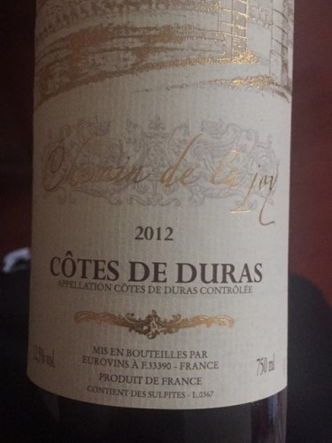 Eurovins Chemin de la Joy Côtes de Duras | Vivino US