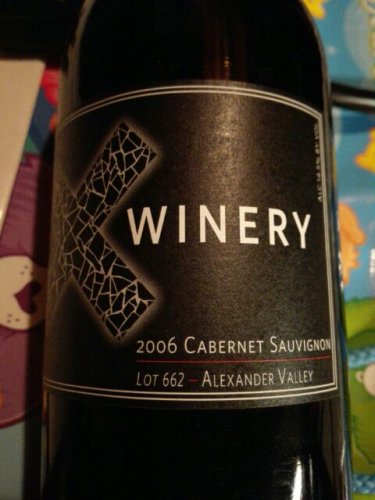 X Winery Cabernet Sauvignon Lot 662 | Vivino US