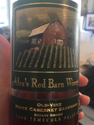 Alex's Red Barn Winery Old-Vine White Cabernet Sauvignon | Vivino Brasil