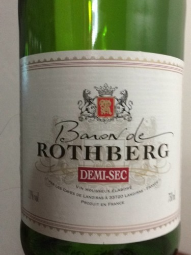 Baron de Rothberg Demi-Sec | Vivino English
