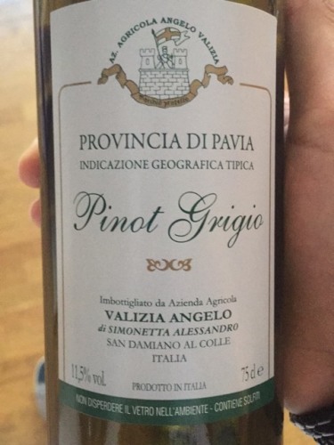 Valizia Angelo Pinot Grigio Provincia Di Pavia | Vivino US