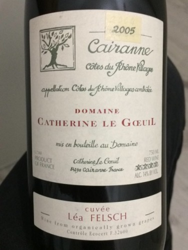 Catherine le Gœuil Cuvée Léa Felsch | Vivino US
