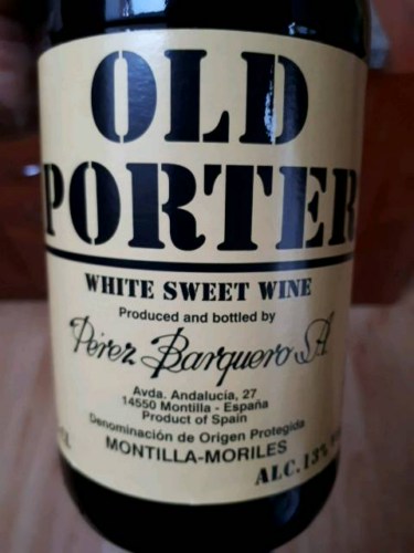 Perez Barquero Old Porter White Sweet | Vivino US