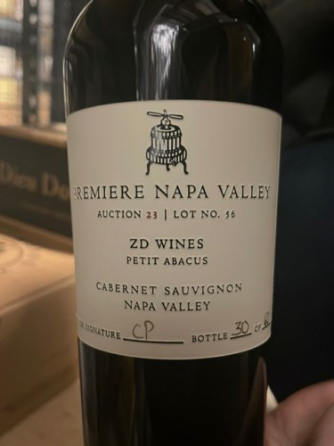ZD Wines Premiere Napa Valley Petit Abacus Cabernet Sauvignon | Vivino ...