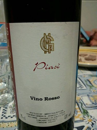 Giribaldi Piasi Rosso | Vivino English