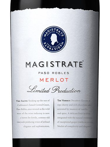 Magistrate Merlot | Vivino United Kingdom