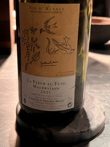 Brand & Fils La Fleur au Fusil Maceration | Vivino US