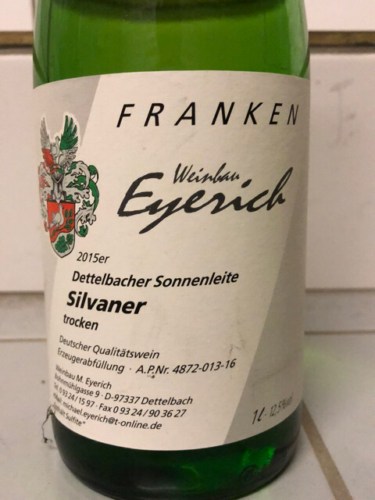 Weingut Michael Eyerich Dettelbacher Sonnenleite Silvaner Trocken | Vivino US