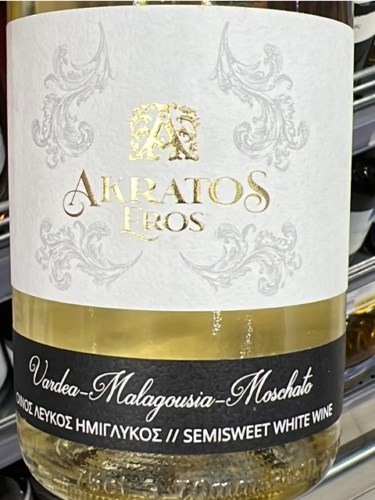 Akratos Eros Semi-Sweet White | Vivino US