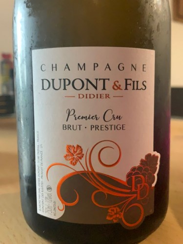 Didier Dupont et Fils Prestige Brut Champagne Premier Cru | Vivino France