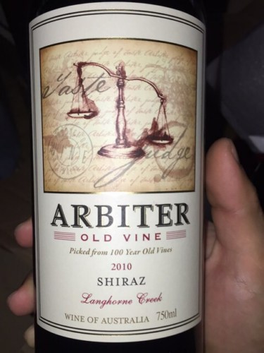 Arbiter Old Vine Shiraz | Vivino US