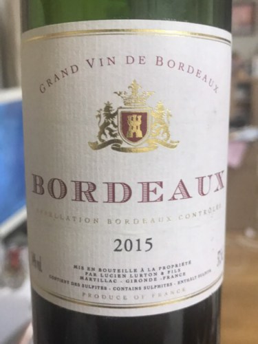 Lucien Lurton Bordeaux Rouge | Vivino Brasil
