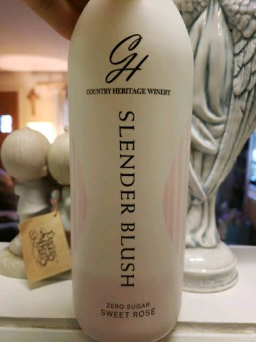 Country Heritage Winery & Vineyard Slender Blush Zero Sugar Sweet Rosé ...