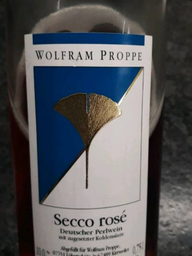 Wolfram Proppe Secco Rosé | Vivino US