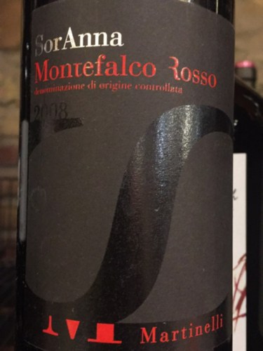 Cantine Martinelli Sor Anna Montefalco Rosso | Vivino US