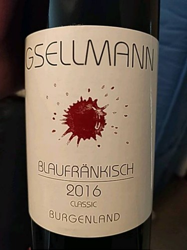 Gsellmann Blaufränkisch Classic | Vivino Brasil