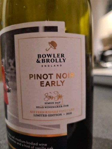 Bowler & Brolly Sixteen Ridges Vineyard Pinot Noir Early | Vivino
