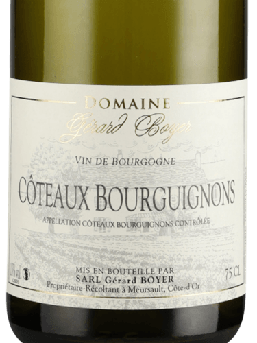 Gerard Boyer Coteaux Bourguignons | Vivino English