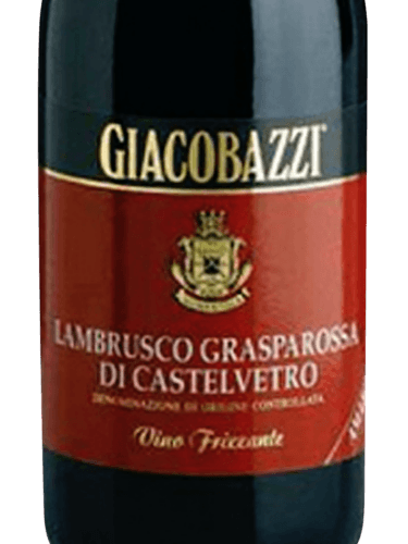 Giacobazzi Lambrusco Grasparossa di Castelvetro Frizzante | Vivino ...