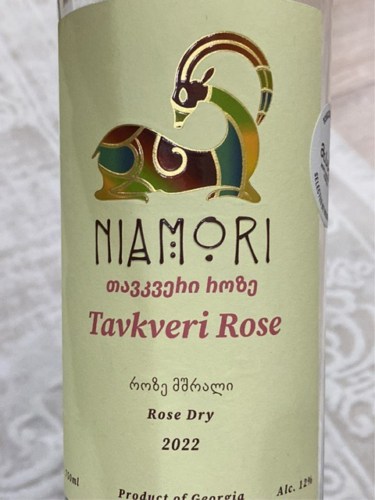 Niamori Tavkveri Rose | Vivino US