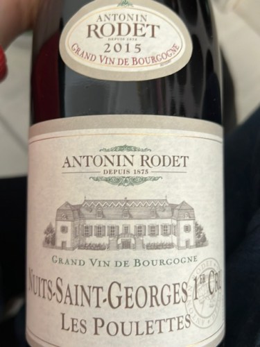 Antonin Rodet Nuits-Saint-Georges Premier Cru 'Les Poulettes' | Vivino US