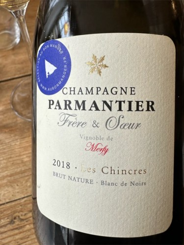 Parmantier Frère & Soeur Les Chincres Brut Nature Blanc de Noirs ...