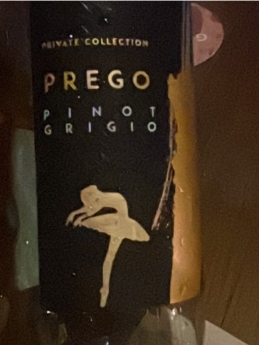 Prego Private Collection Pinot Grigio | Vivino US