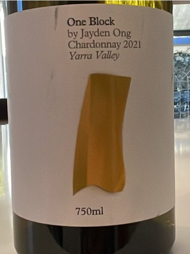 One Block Jayden Ong Chardonnay | Vivino English
